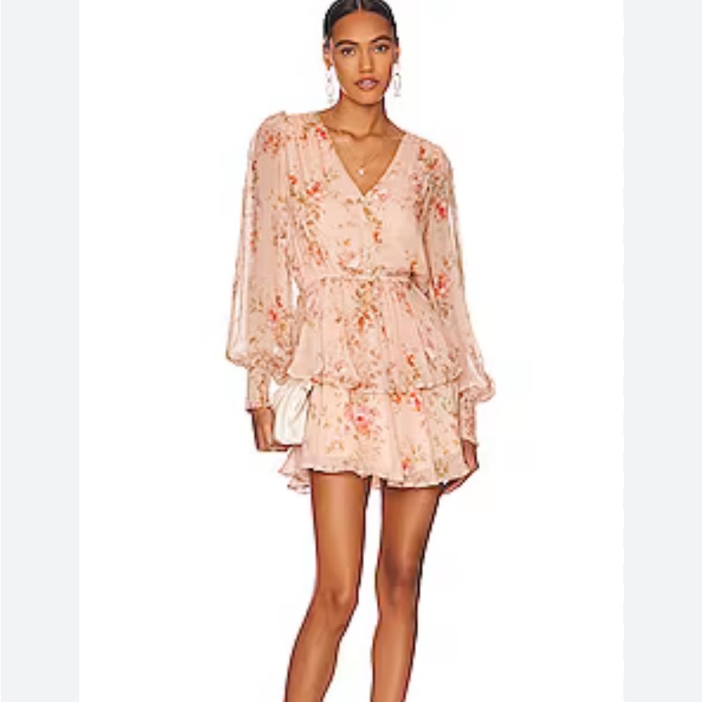 Yumi Kim Marley Dress In Flirty Floral Blush Small - Gem